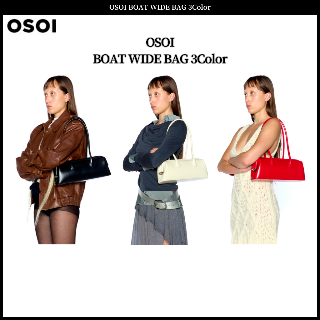 OSOI BOAT WIDE BAG 5Color | Shopee Philippines