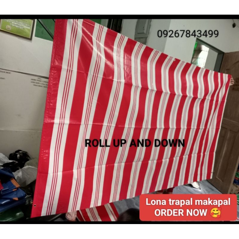 LONA STRIPES buy 1 take 1 4X6FEET ROLL UP MAKAPAL MATIBAY | Shopee ...