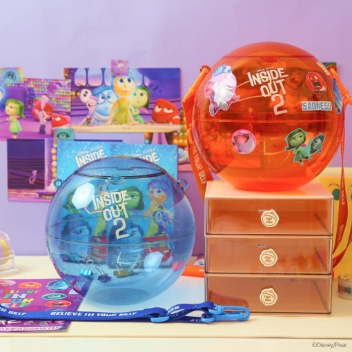 Inside Out 2 Emotion Orb Bucket for Popcorn Snack Candy | Shopee ...