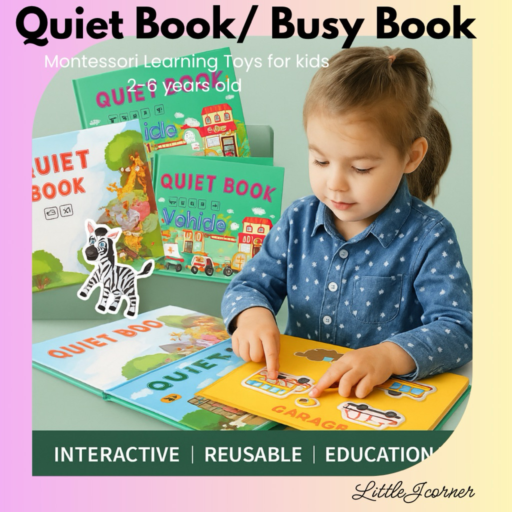 Quiet Book Busy Book Montessori Learning Toy |Early Education Activity ...