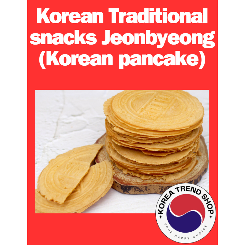 Korean Traditional snacks Jeonbyeong Thin (Korean pancake)320g | Shopee ...
