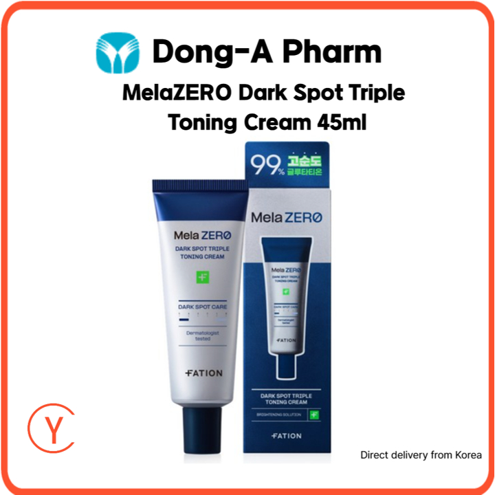 dong-a pharm fation Cream MelaZERO Dark Spot Triple Toning Cream, 45ml ...