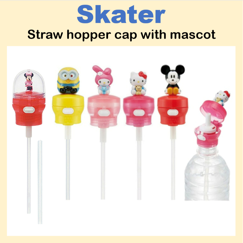 [SKATER] Straw hopper cap with mascot PSHC6 (Minions/mymelody/kitty ...