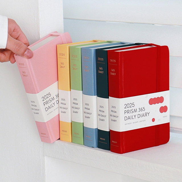 Indigo 2025 Prism 365 Daily Diary Journal [Made In Korea] | Shopee ...