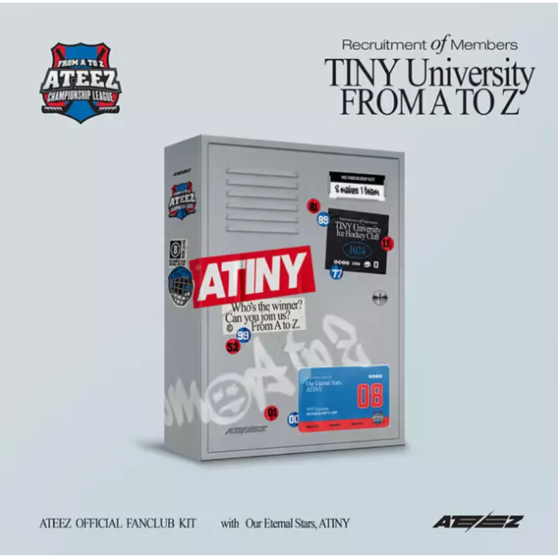 ON HAND) ATEEZ 2024 ATINY 5TH MEMBERSHIP OFFICIAL KIT TINY University ...