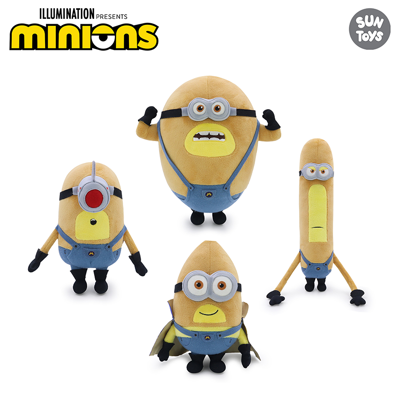 Minions 7"-11" Mega Minion Plush - Dave | Gus | Tim | Mel | Shopee ...