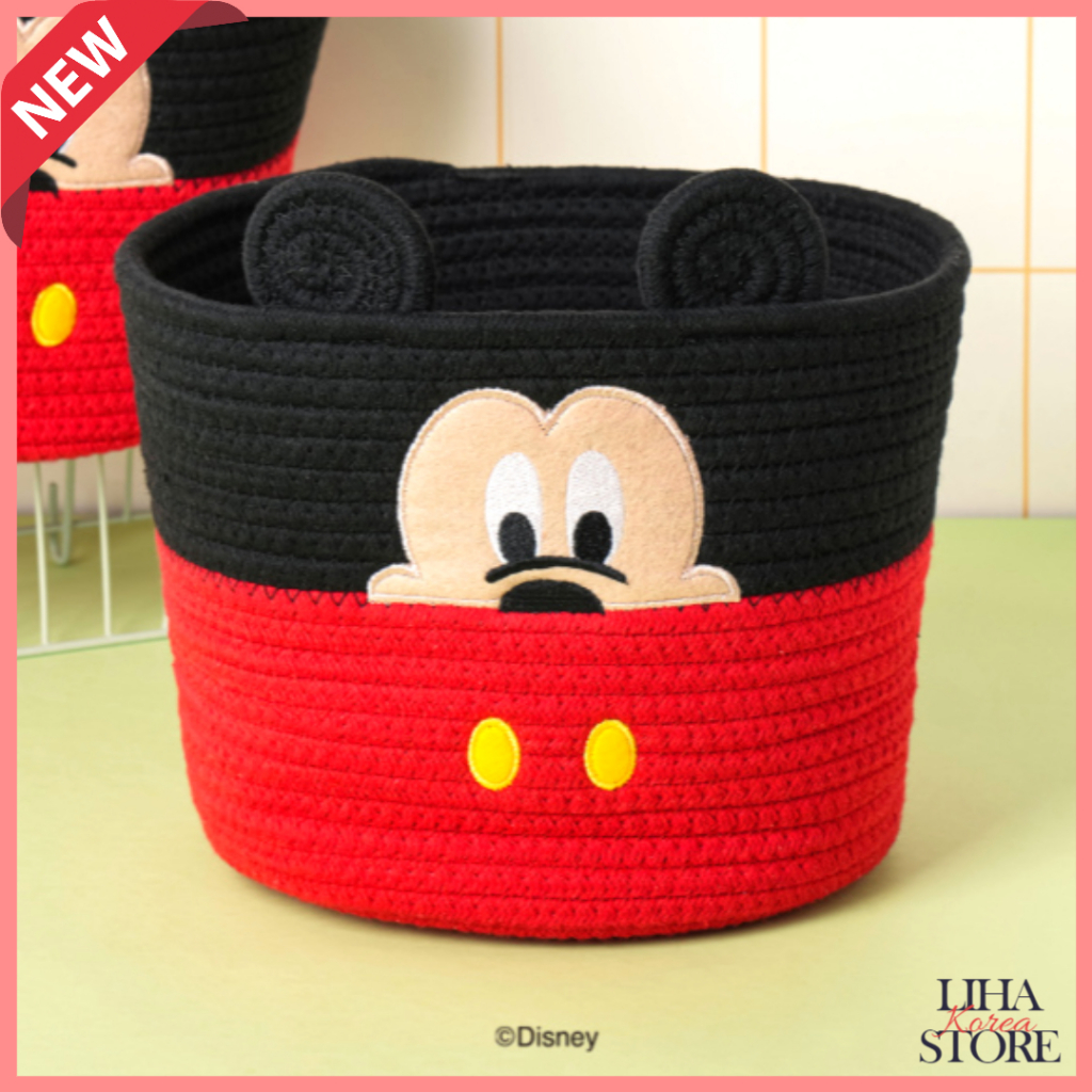 Disney Mickey Basket Cotton Storage Basket | Shopee Philippines
