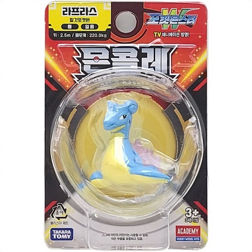 TAKARATOMY Pokémon Moncolle Lapras - Dynamic Action Figure for Fans ...