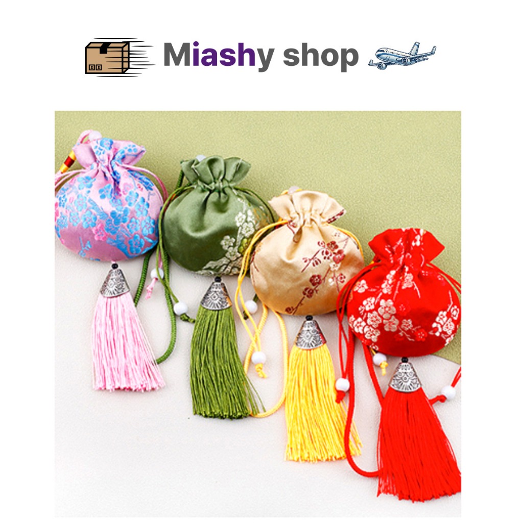 Traditional Mini Fortune Pouch Set for Seollal and Chuseok - 10 Pieces ...