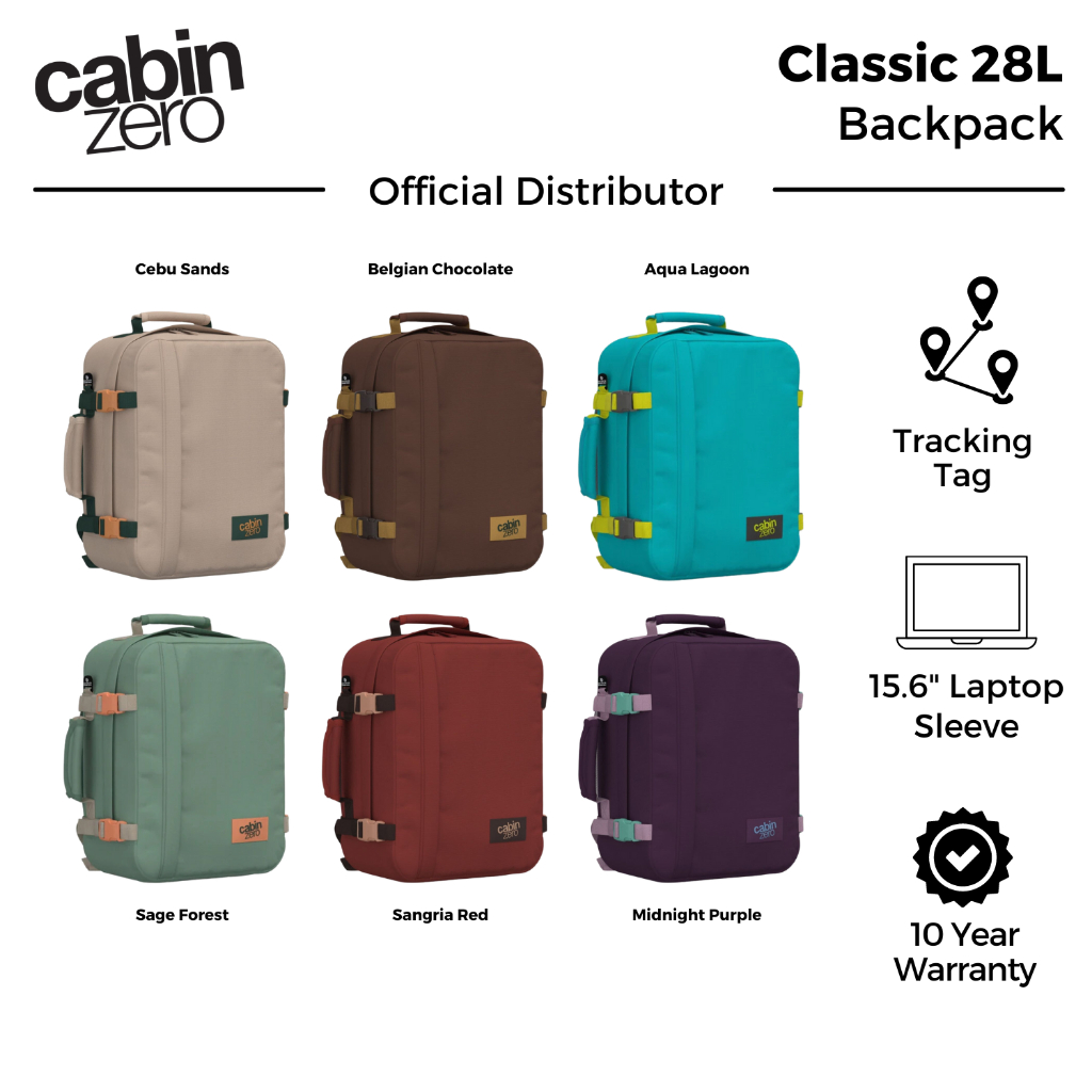 Cabinzero Classic Backpack 28L | Shopee Philippines