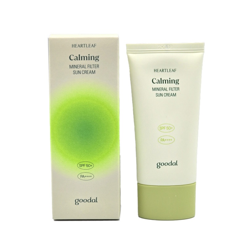 [GOODAL] Heartleaf Calming Mineral Filter Sun Cream SPF50+ PA++++ 50ml ...