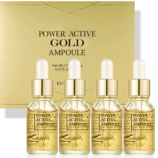 Eunyul Power Active Gold Ampoule 4ea, 68ml, 1 set | Shopee Philippines
