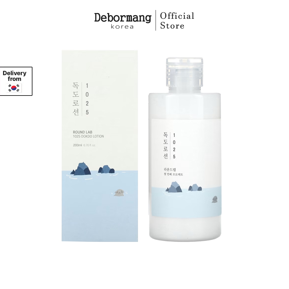 ROUND LAB 1025 Dokdo Lotion 200ml | Lock in moisture, Triple Hyaluronic ...