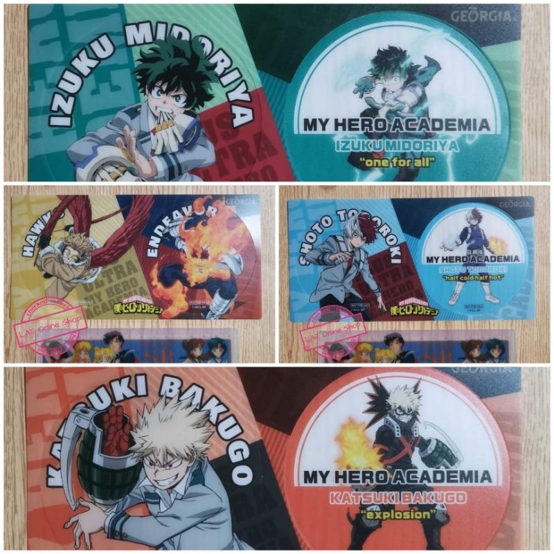 Boku no Hero academia x Georgia Costa Original Coaster 2-Pattern set ...