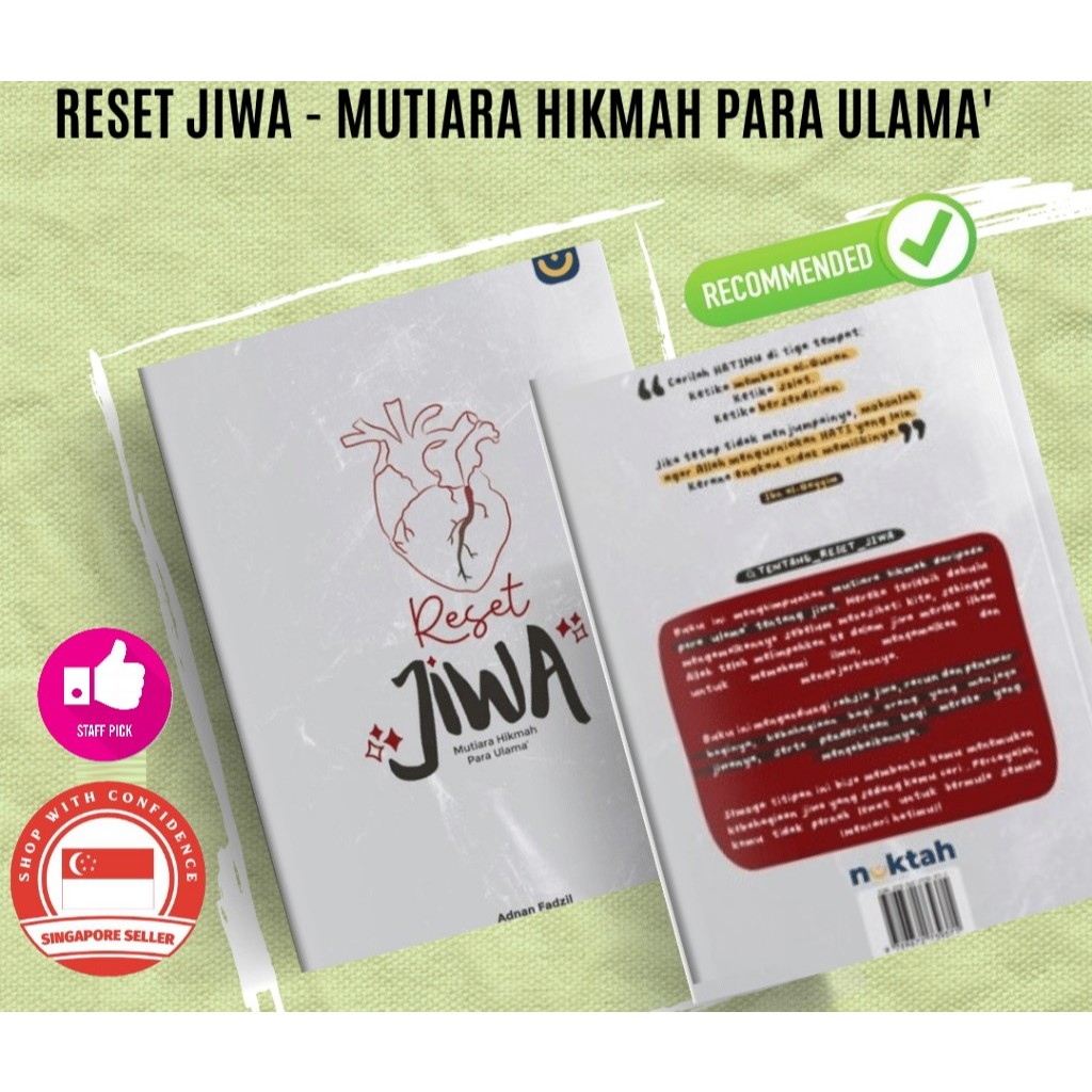 (SG SELLER) Reset Jiwa - Mutiara Hikmah Para Ulama | ISLAMIC ...