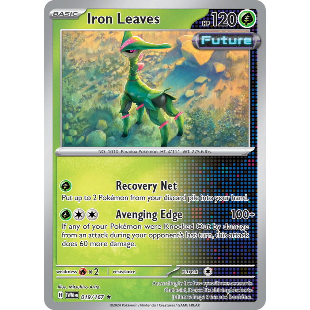 [Pokemon TCG] [Scarlet & Violet: Twilight Masquerade] Holo Iron Leaves ...