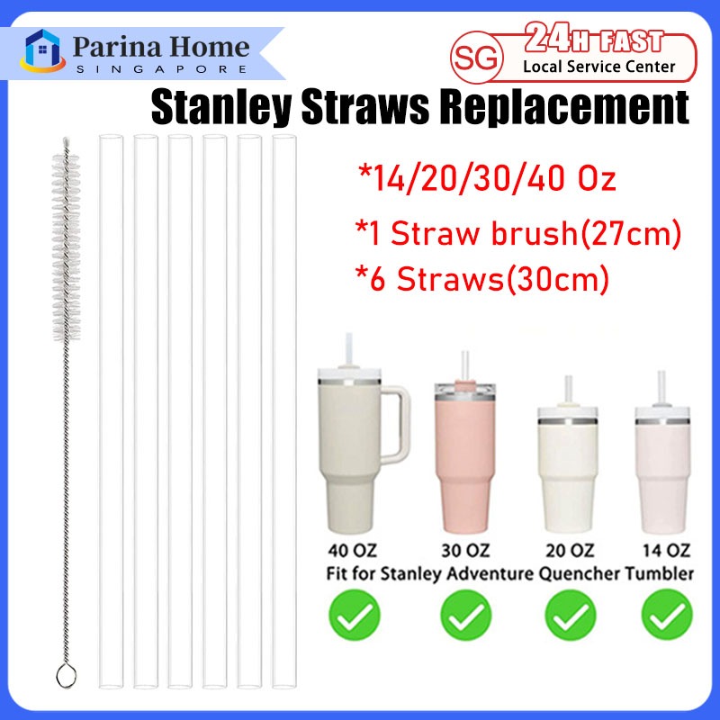 【SG】Stanley Straws Replacement with Brushes Reusable Straws Compatible ...