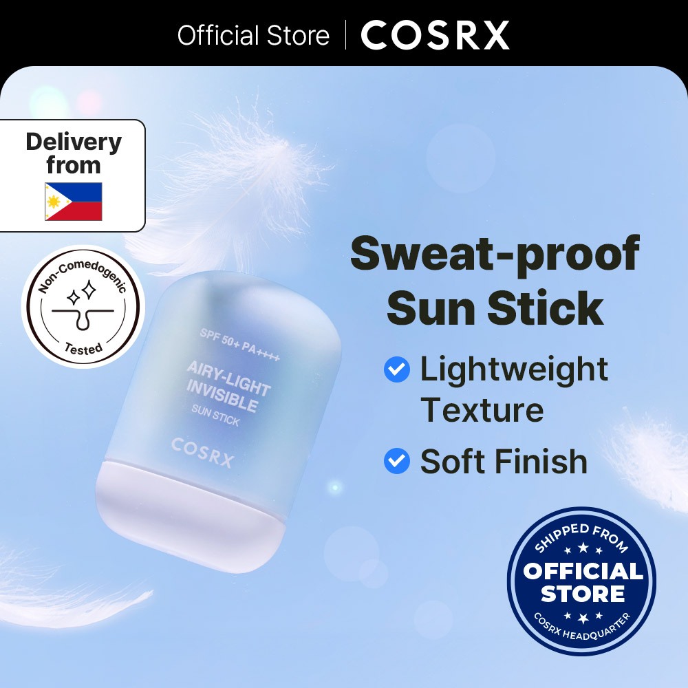 [COSRX OFFICIAL] NEW Airy-Light Invisible Sun Stick (19g) SPF50+ PA ...