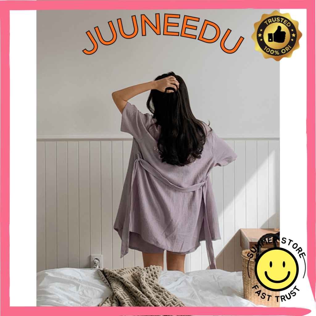 Summer store JUUNEEDU PAJAMA Routine robe Shortsleeve pajama 6colors In stock from Korea ...