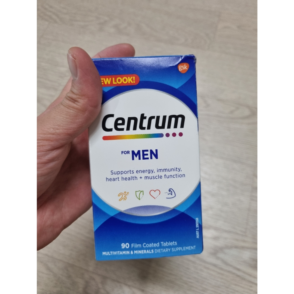 Centrum For Men Multivitamin Tablets AU Version - 90 Tablets - Made in ...