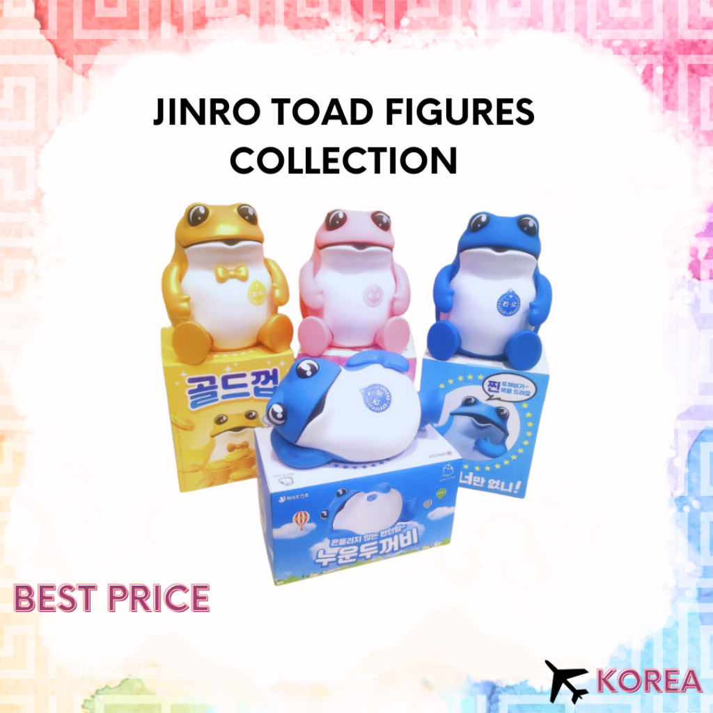 Jinro Toad Figures Collection / Gold Pink Blue Santa / jinro is back ...