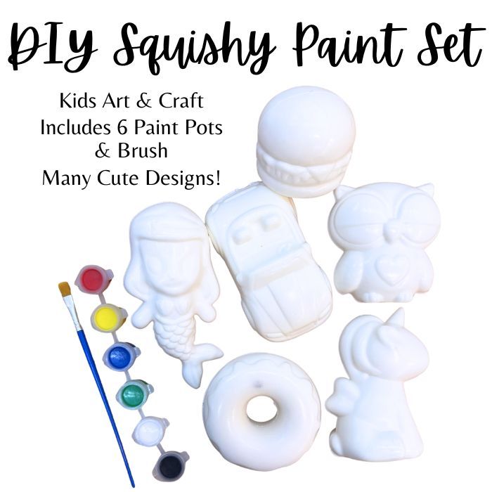 DIY Kids Squishy Toy Paint Art & Craft Party Favor Set | Shopee Philippines