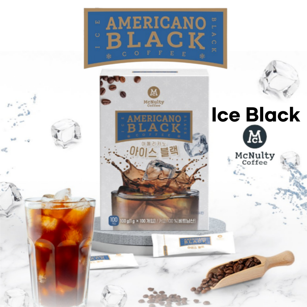 McNulty Ice Black Instant Coffee - Convenient Stick Packs for Cold Brew, Enjoy Anytime Anywhere ...