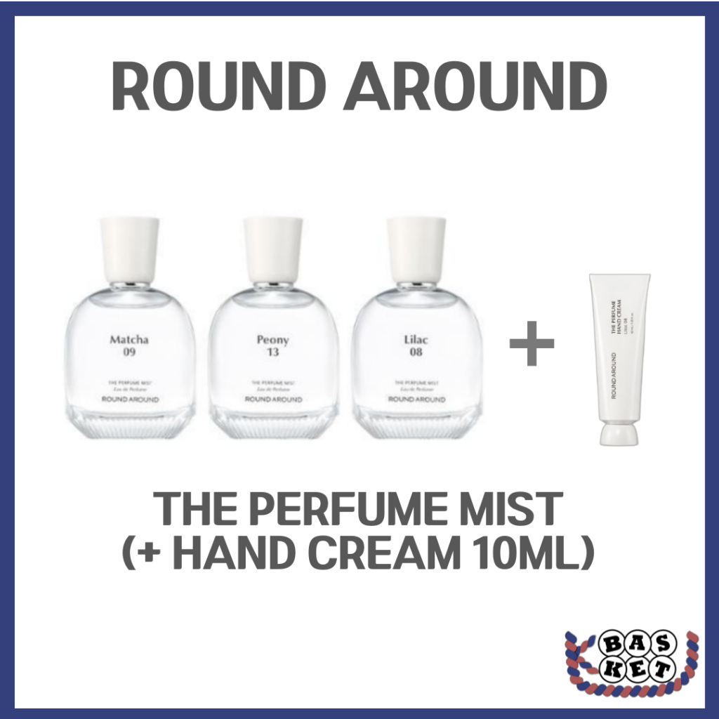 [ROUND AROUND] The Perfume Mist 30ml (+hand cream 10ml) 3 types ...