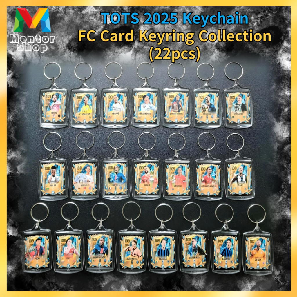 [Mentor Shop] TOTS 2025 FC Keychain Collection – Ultimate 23 Players ...