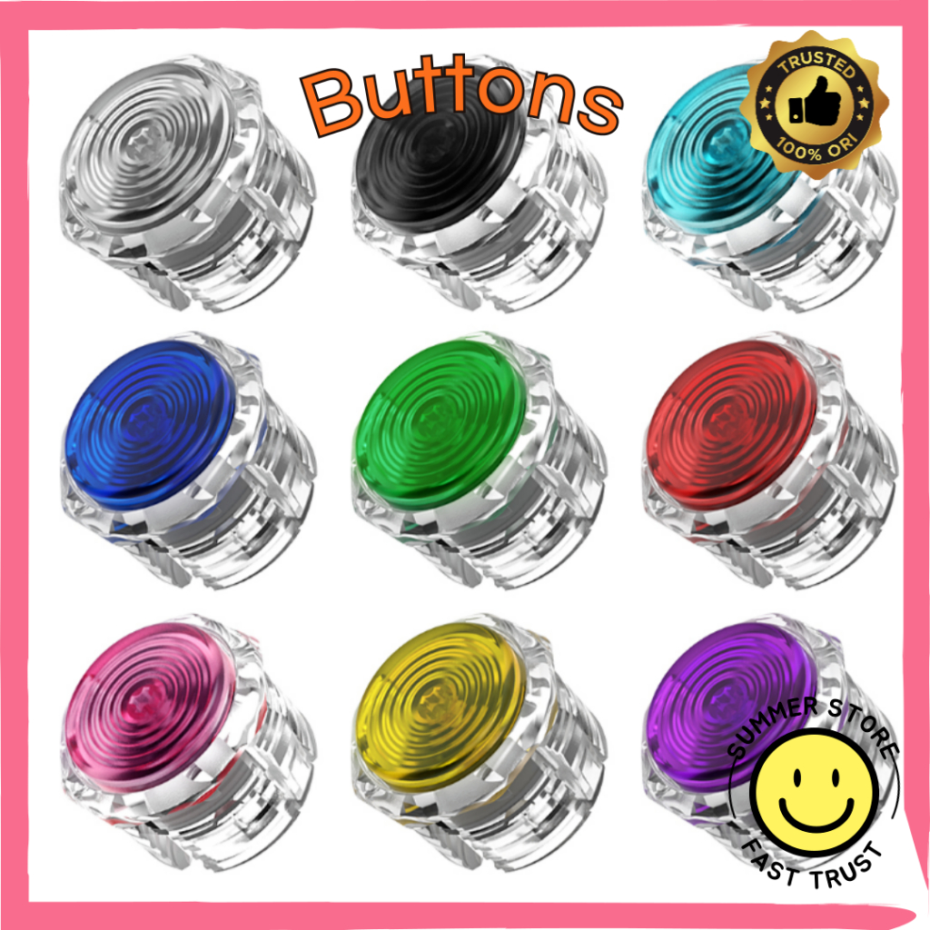 Gamerfinger Buttons HBFS-24/ 30-G3 Clear Buckle (24/ 30mm) Tekken ...