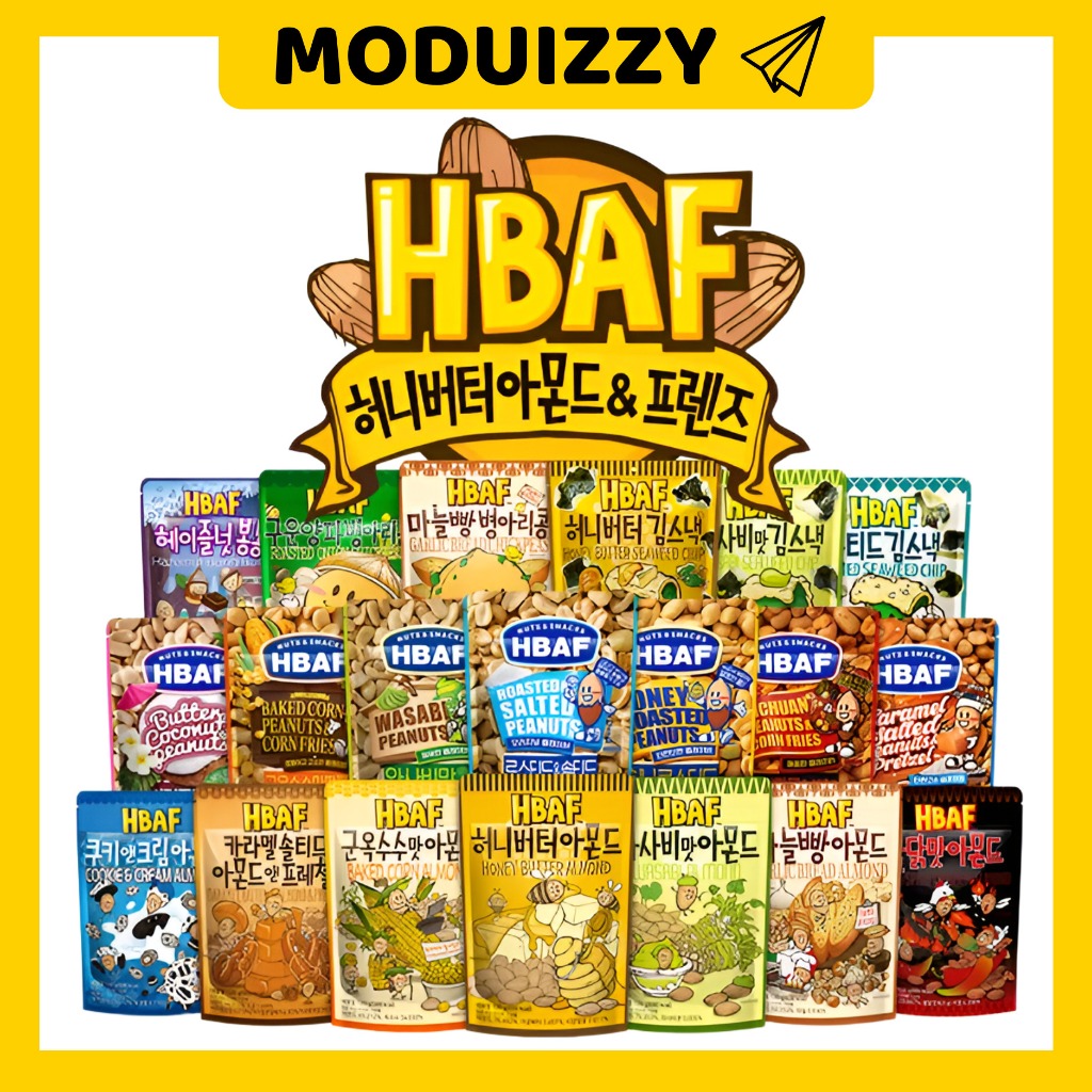 HBAF Lowest Price Korean Almond Snack - Honey Butter Nuts 120g/190g | Shopee Philippines