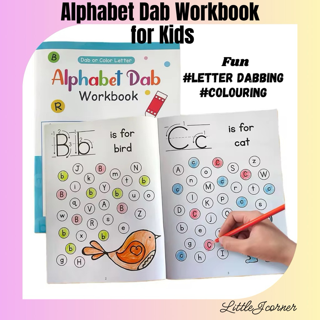 Alphabet Dab Workbook for Kids | Preschool Letter Recognition Activity ...