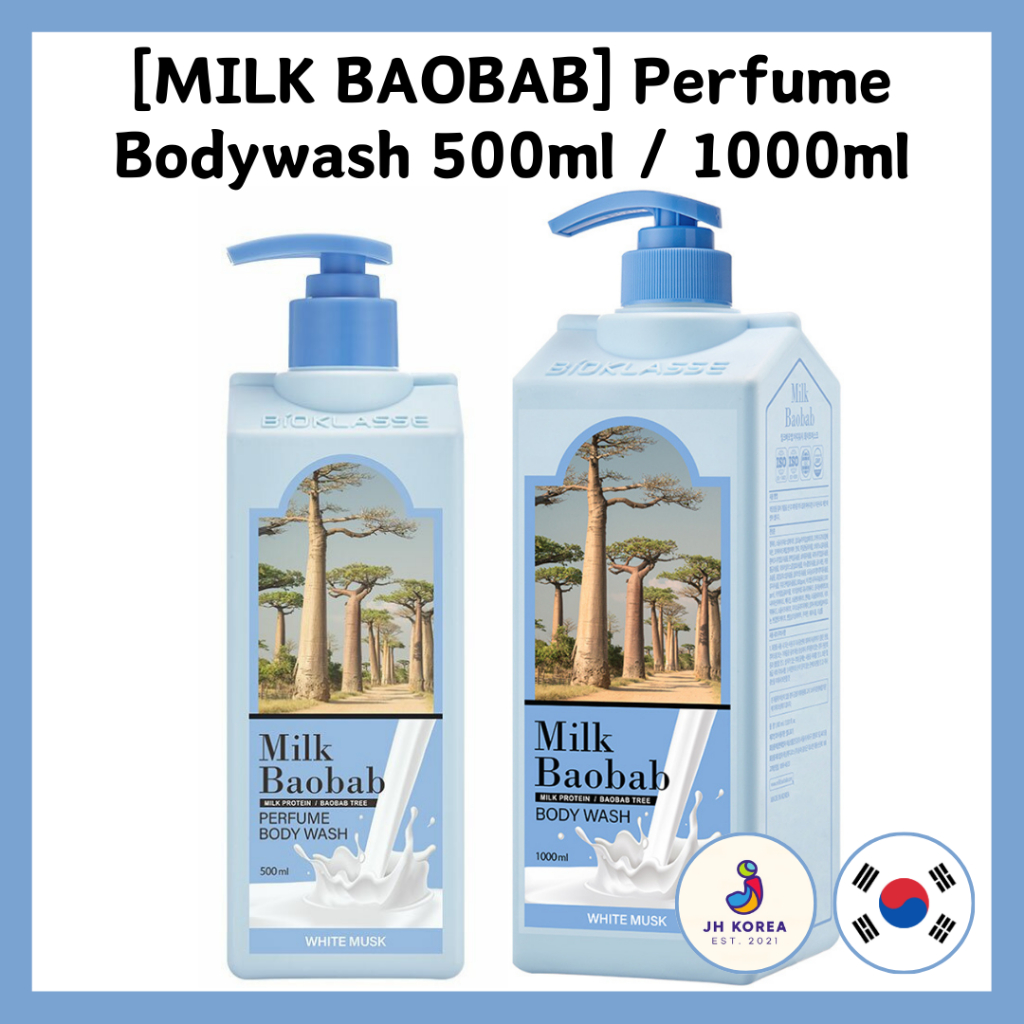 [Milk Baobab] Body Wash White Musk 500ml 1000ml Smoothing Skin ...