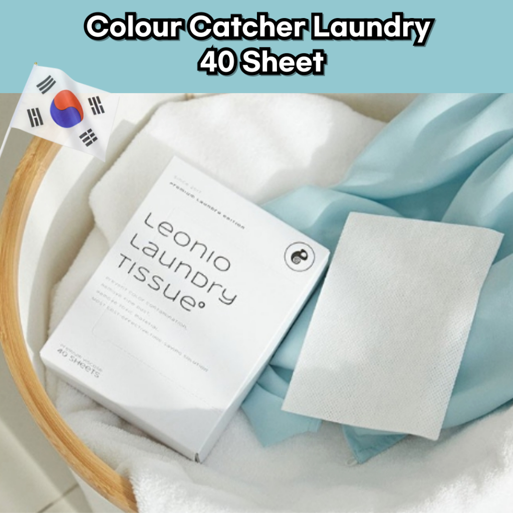 Leonio Colour Catcher Laundry Sheet – Prevent Color Bleeding & Protect ...