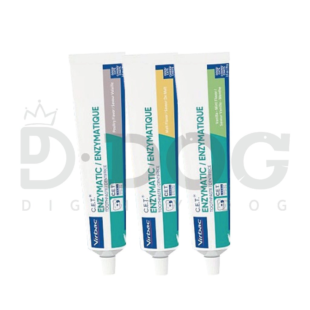 VIRBAC 】 Pets C.E.T toothpaste 70g Plaque and tartar removal Dogs ...