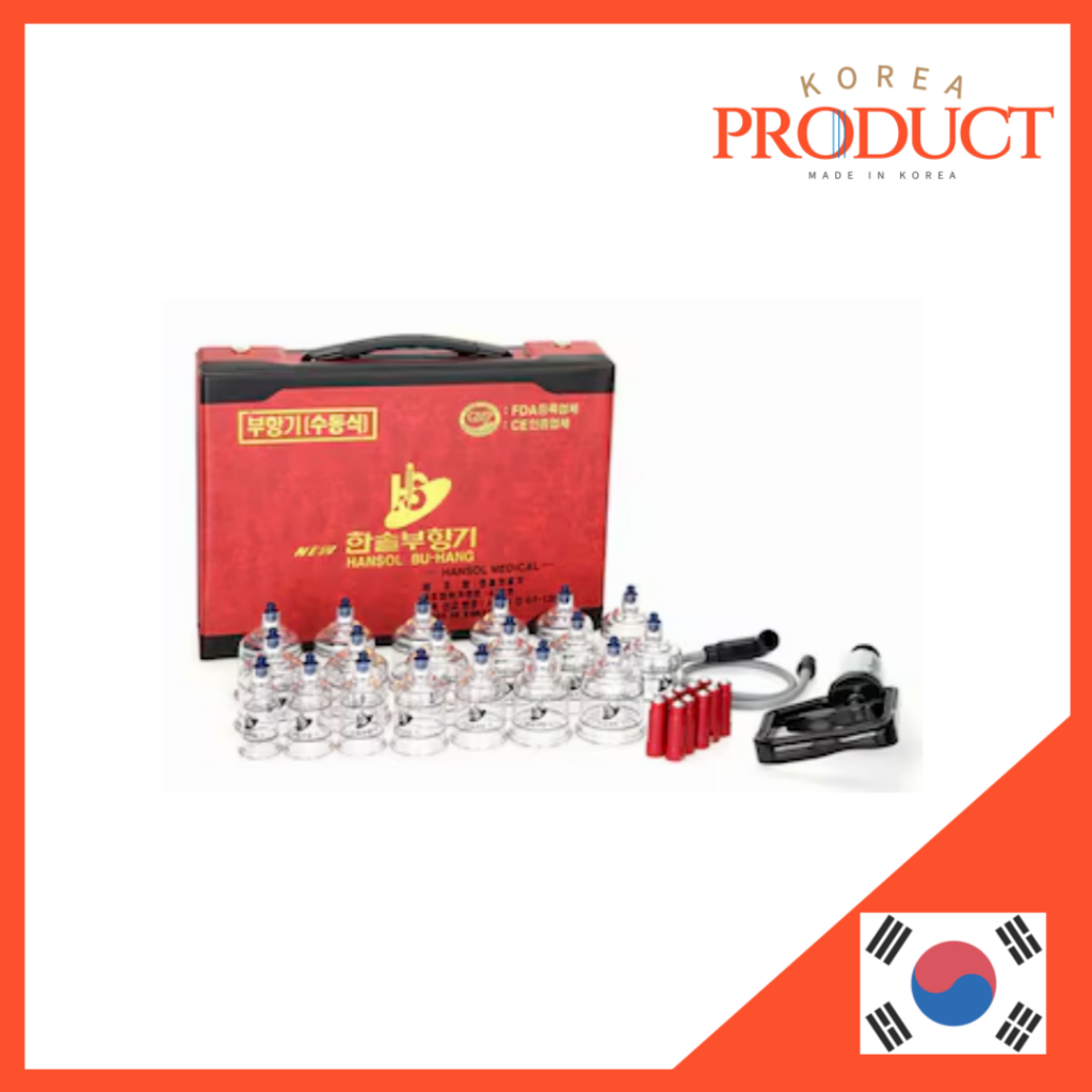 HANSOL MEDICAL Cupping Therapy Equipment 19cups Cupping Massaging ...