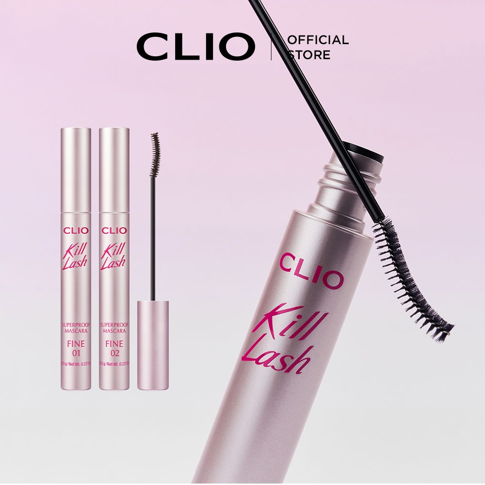 [CLIO] NEW l Kill Lash Superproof Mascara FINE 7g, 2 Colors, 3mm Curve ...