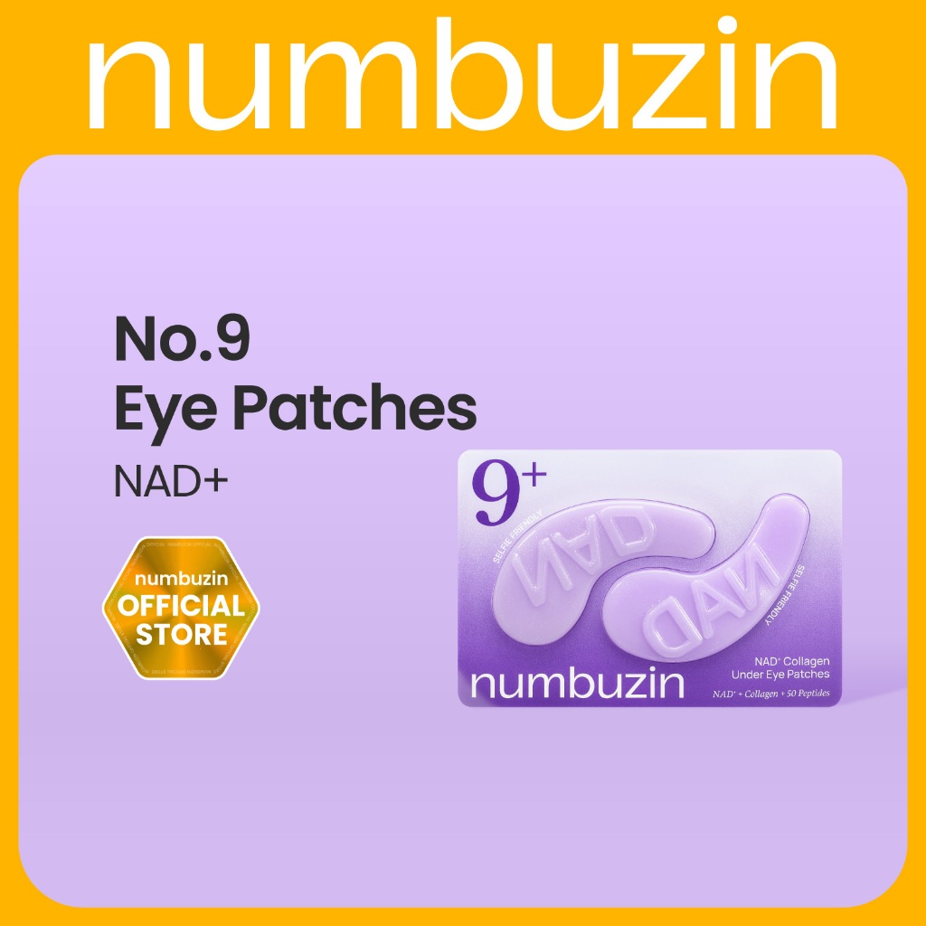 numbuzin No.9 Eye Patches | NAD+ Collagen Under Eye Patches 5 Pairs, 10 ...