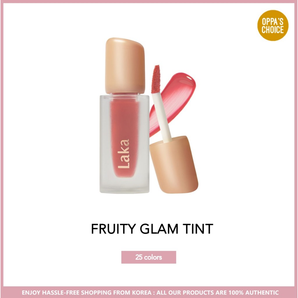 LAKA FRUITY GLAM TINT 4.5g (25 colors) | Shopee Philippines