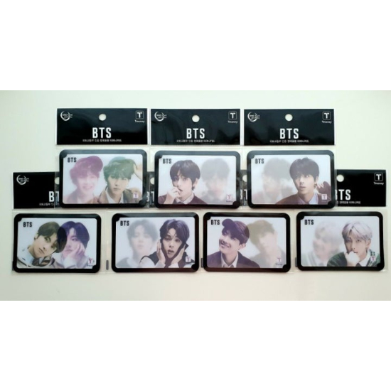 BTS Authentic Lenticular T-money Card | Single Member Ver. | K-Pop ...