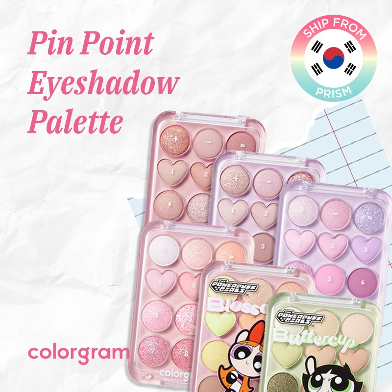 Colorgram Pin Point Eyeshadow Palette 6 COLOR - Nuntorial Eye Palette ...