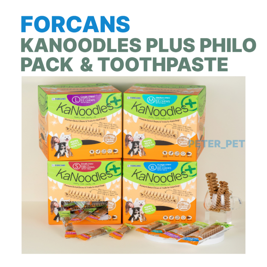 [Korea Forcans] Demtal Toothpaste & Kanoodles Plus Philo Pack Premiun Dog Dental stick All Size ...
