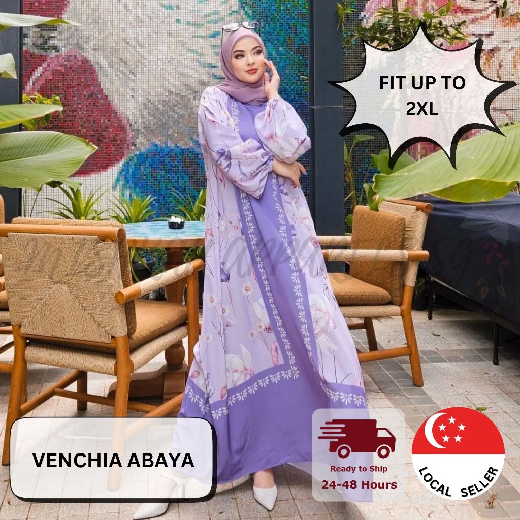 Mishkah Apparels VENCHIA Abaya (Exclusive) - Silk Doff Modest Muslimah ...