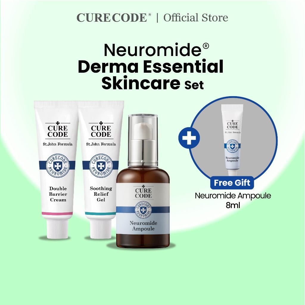 CURECODE Neuromide Skin Care Set - Essential Derma Barrier Repair for ...