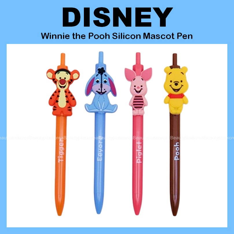 [DISNEY] Character Winnie the Pooh Silicon Mascot Point Ball Pen 0.38mm ...