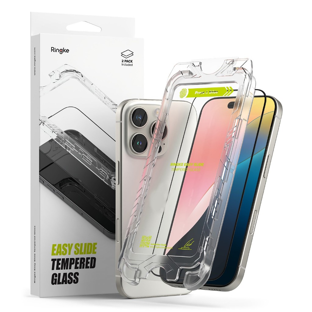 Ringke Easy Slide Glass for iPhone 16 Pro Max 16 Pro Tempered Glass ...