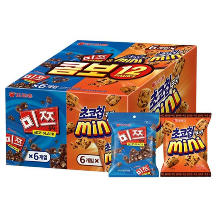 Orion Combo 12 PACKS Snack Gift Set | Mitzi 6 Packs + Choco Chip Mini 6 ...
