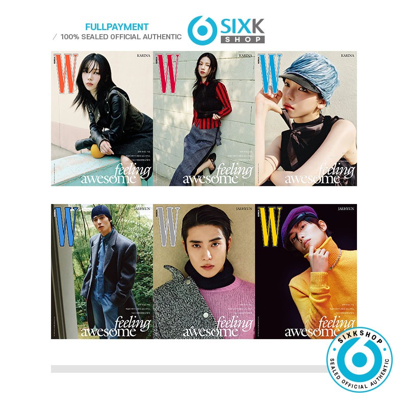 W KOREA Vol.8 Magazine - NCT JAEHYUN, AESPA KARINA Cover [AUG Issue ...