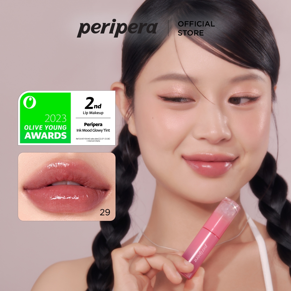 [Peripera] Ink Mood Glowy Tint 4g Watery Lip Gloss, Glossy Finish ...