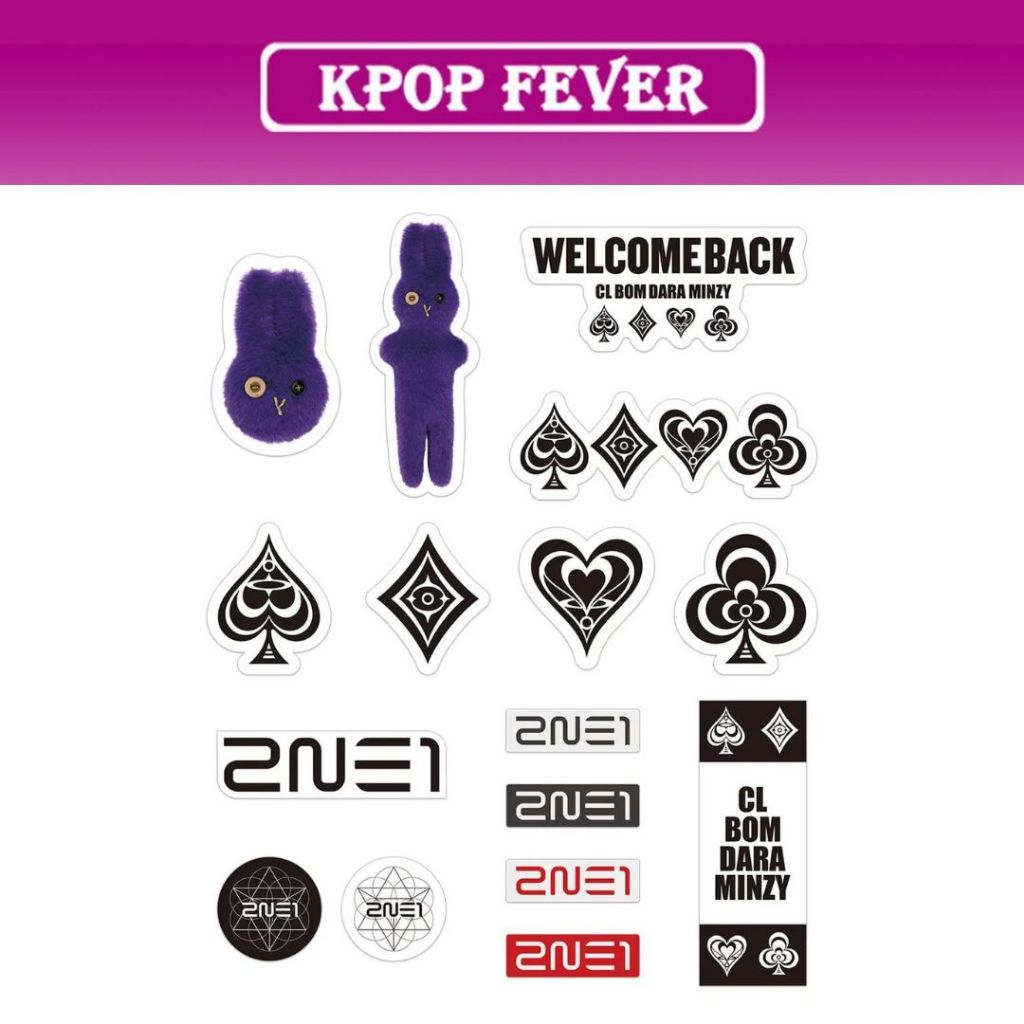 2NE1 – [ WELCOMEBACK ] 2024 MD REMOVABLE STICKER PACK | Shopee Philippines